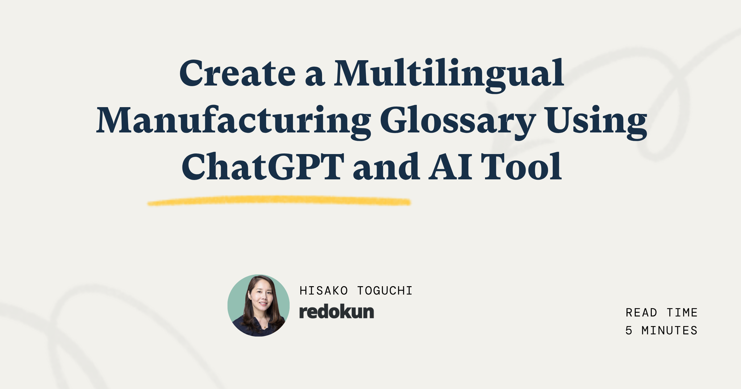 Create a Multilingual Manufacturing Glossary Using ChatGPT and AI Tool | Redokun Blog